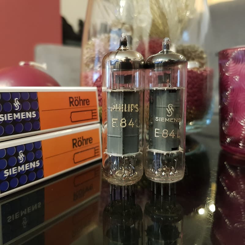 2X Siemens E84L 7320 Germany Munich(special quality EL84) NOS | Reverb