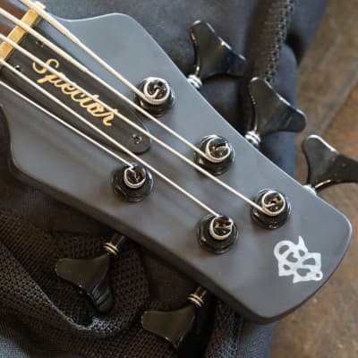Unplayed! 2018 Spector Euro5 LX 5-String Bass Trans Black | Reverb
