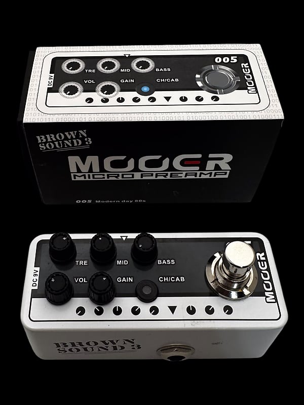 Mooer 015 Brown Sound Micro Preamp 2018 - Black X7115 | Reverb