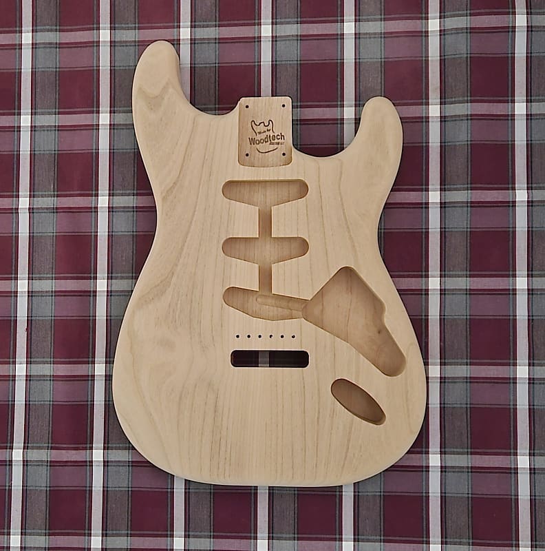 Woodtech Routing - 2 pc. Alder Stratocaster Body - Unfinished | Reverb