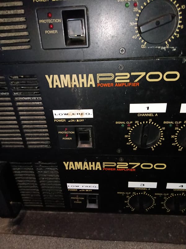 Yamaha power amps P2700. P2350 Y20 C20 | Reverb