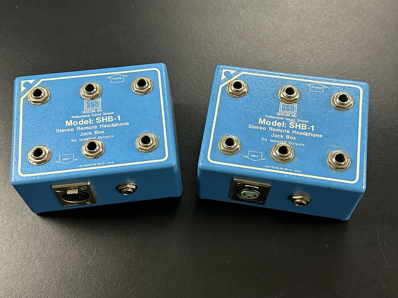 Sescom SHB-1 Stereo Remote Headphone Distribution Box PAIR | Reverb
