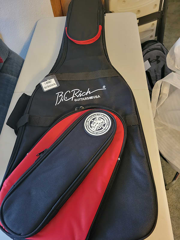 2022 BC Rich Stranger Things Warlock Black and Red Gigbag New | Reverb