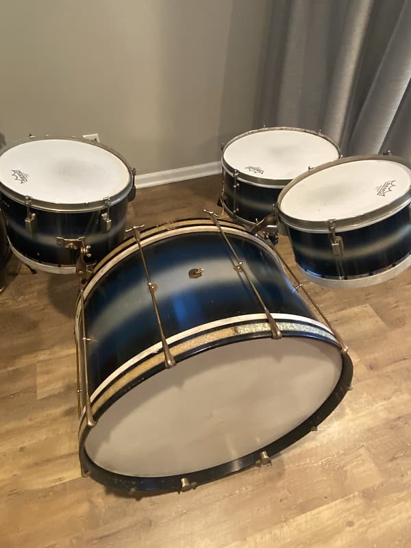 Leedy Leedy 1941 - Duco Blue and Silver | Reverb