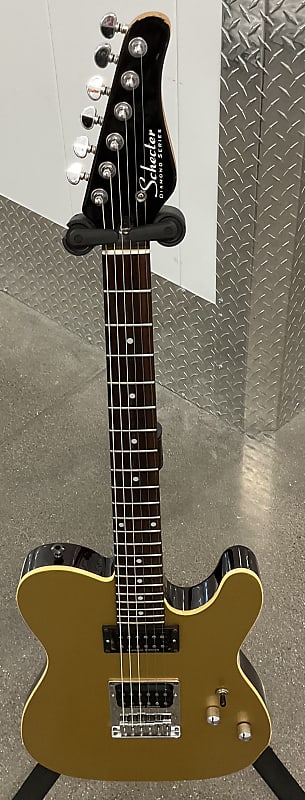 2001 Schecter PT Telecaster - Goldtop Tele W/ Real Duncans | Reverb