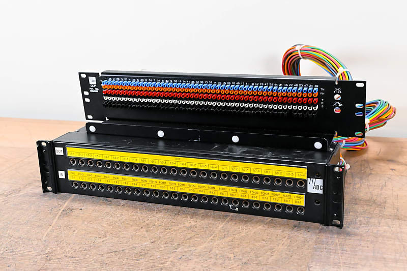ADC BJF203-4MKII 48-Point Patch Bay with QCP Patch Panel | Reverb