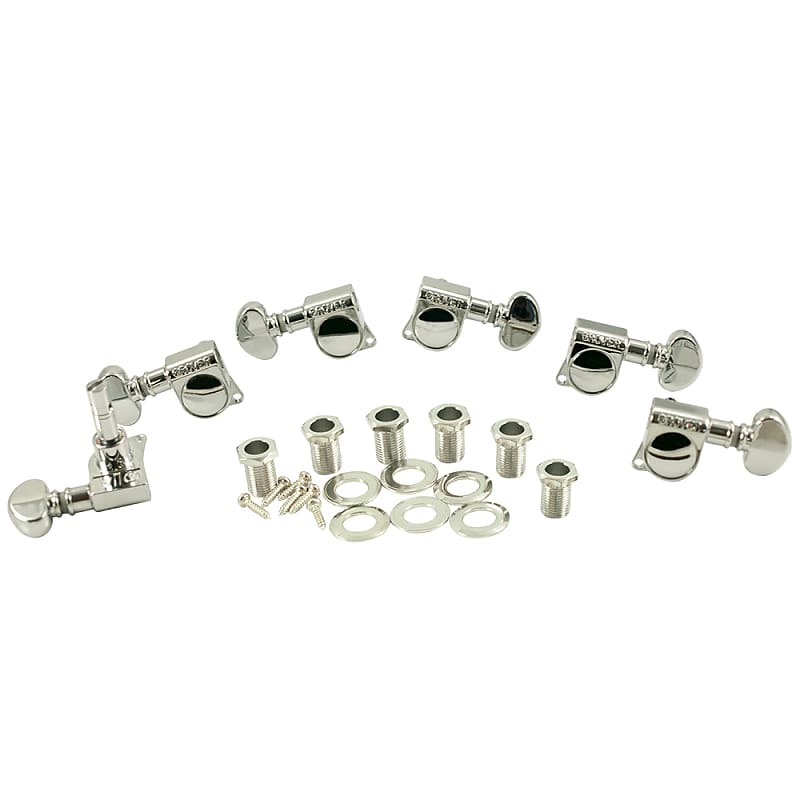 Grover 3 Per Side Mini Locking Rotomatics Chrome | Reverb