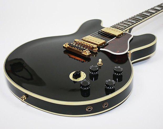 Gibson B.B. King Lucille 1993 Black w/Signed Pickguard and | Reverb