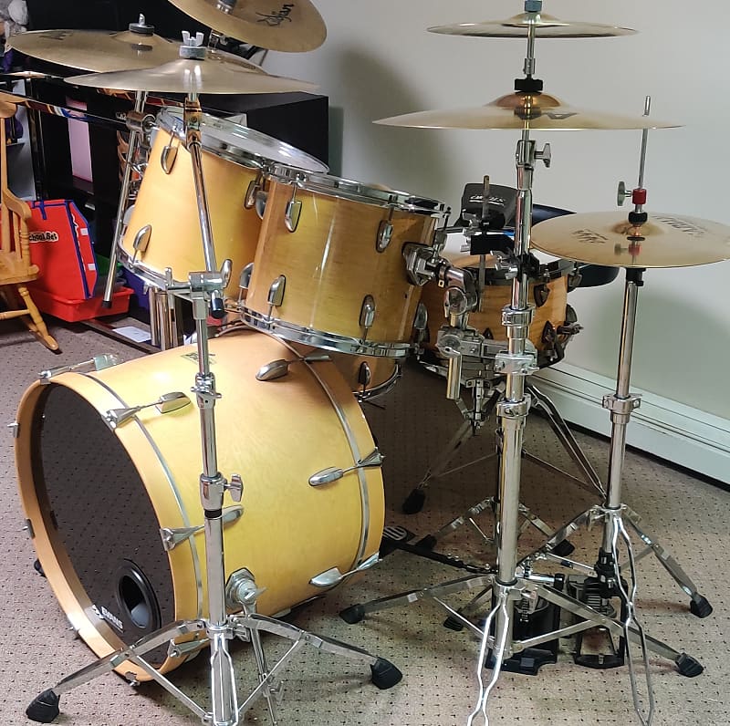 Complete! Maple Drum set, hardware and cymbals - everything | Reverb
