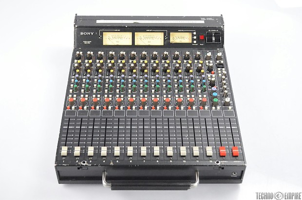 Sony MX-P61 12 Channel Mixing Console Mixer w/ Case & Lid | Reverb
