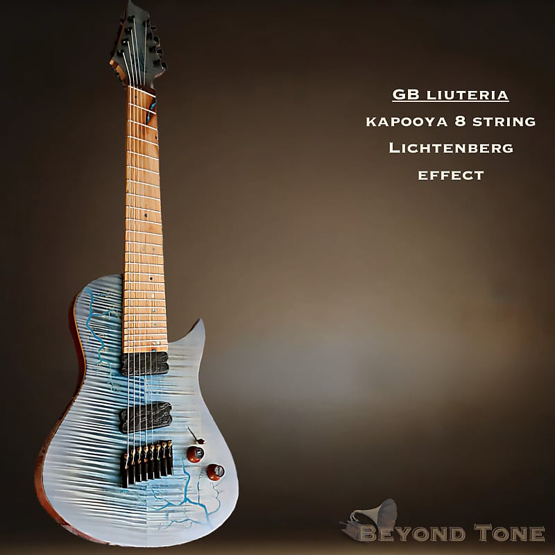 GB Liuteria Petra fanned - Lichtenberg - Electric guitar - | Reverb UK