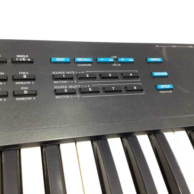 KAWAI K1 II KEYBOARD SYNTH 1989 BLACK RARE INDUSTRIAL DARK | Reverb