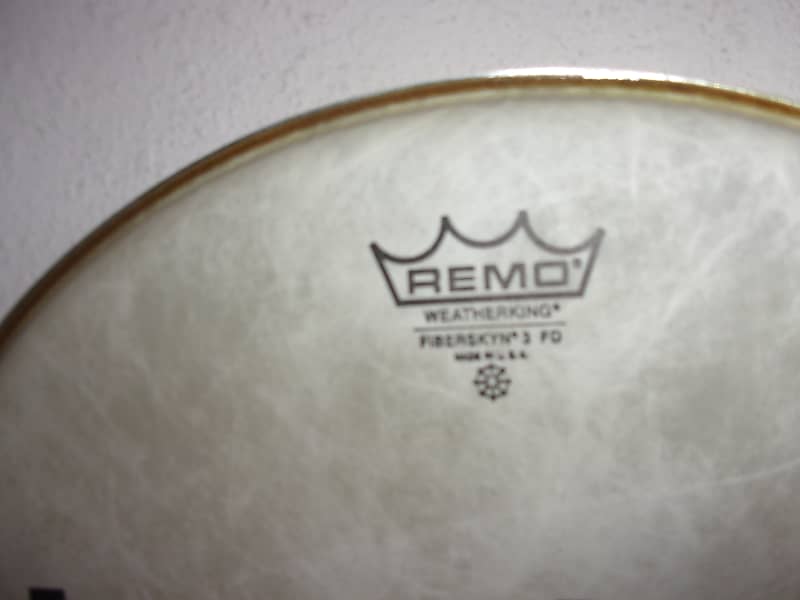 Remo 14" Fiberskin 3 FD Diplomat Weatherking Vintage Look | Reverb