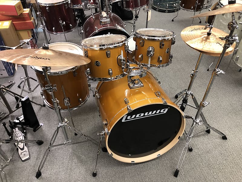 Ludwig Element Evolution LCEE220 5-Piece w/ Zildjian Cymbals | Reverb