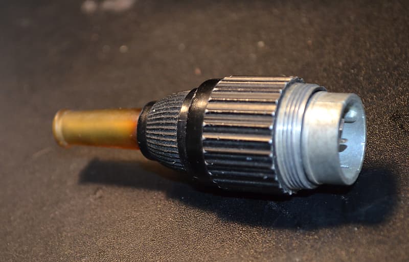 Tuchel Male Cable Mount 3 pin Male Tuchel Connectors 60s? | Reverb