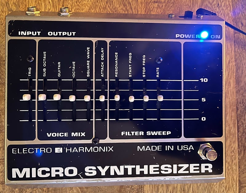 Vintage - True Bypass - Upgraded EHX Micro Synthesizer | Reverb