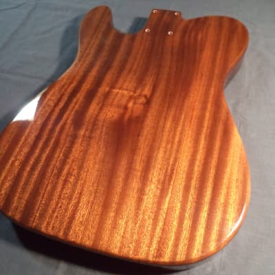 Custom Shop One Piece of Mahogany Telecaster Body Chambered | Reverb