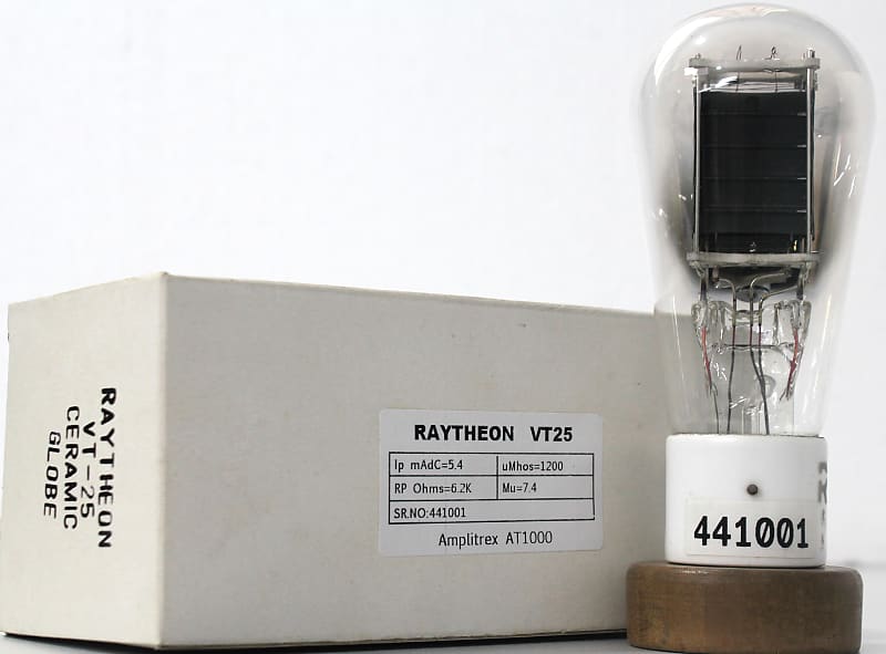 Rare VT25 Raytheon Ceramic base Made in U.S.A Amplitrex | Reverb