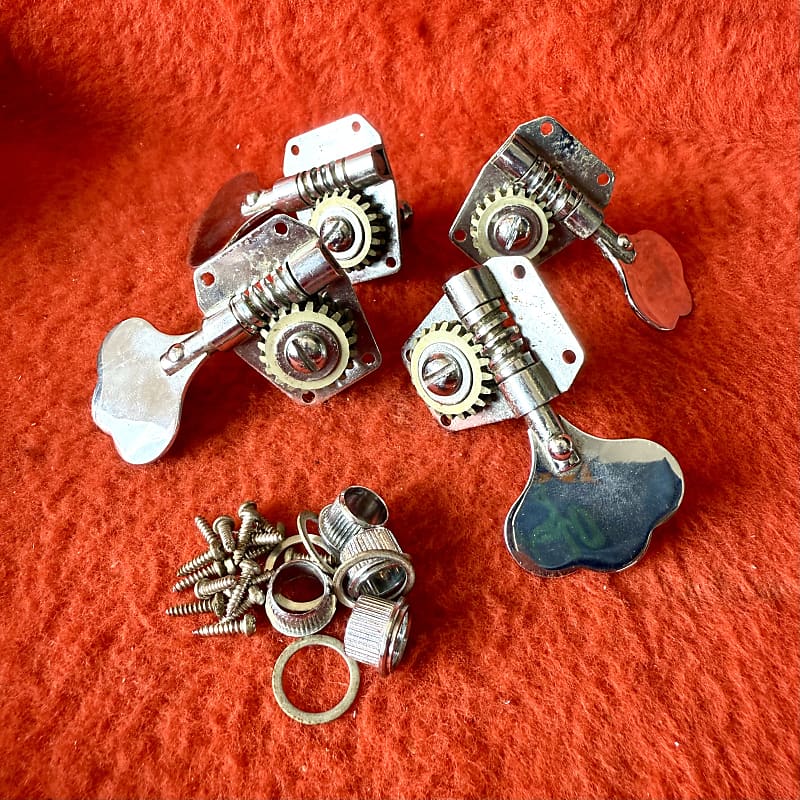 Gibson EB Bass tuners c 1965 - Chrome original vintage USA | Reverb UK