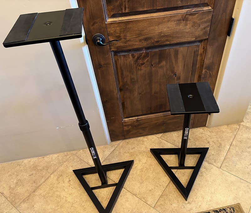 Quik-Lok BS-300 Monitor Speaker Stands PAIR QuickLock QuikLok | Reverb