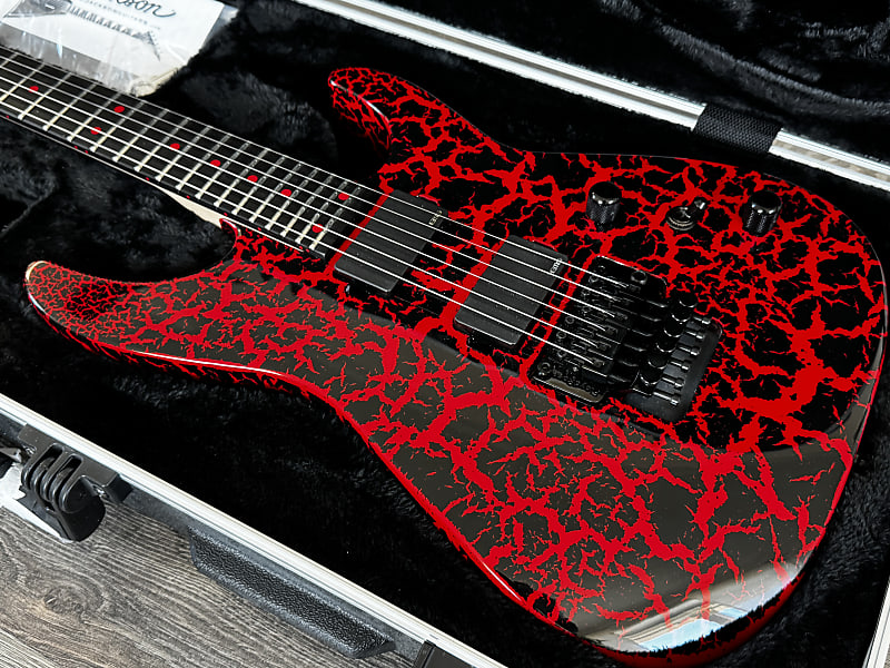 Charvel USA Custom Shop Dinky Red Crackle | Reverb