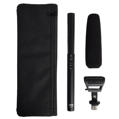 LyxPro CMG-50 Condenser Shotgun Microphone, Phantom Power Mic | Reverb