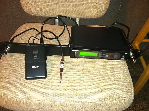 Shure Wireless system SLX4 Transmitter & Receiver for Guitar | Reverb