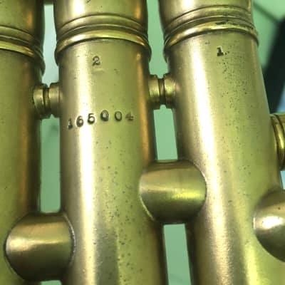 VERY RARE CONN TRUMPET 1918 NEW WONDER 3B BURNISHED GOLD | Reverb