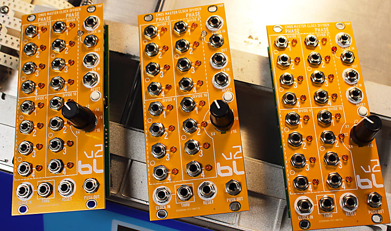 BLM BLM CMOS CLOCK DIVIDER XMULT V2.0 2018 Metallic Yellow | Reverb