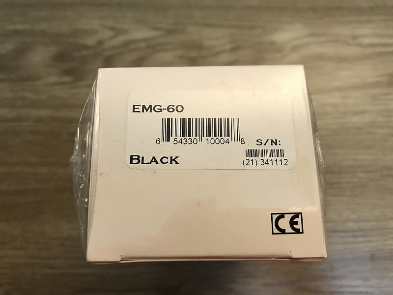EMG 60 Black Pickup New Old Stock | Reverb