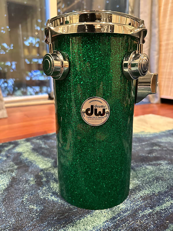 DW 12x6 Rata Tom Collector's Series Maple Late 2000s - Green | Reverb