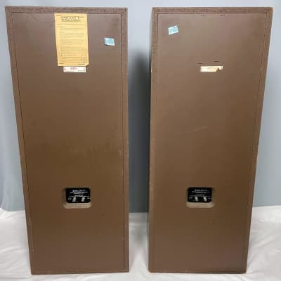 Vintage Scott 188T 3-Way Floor Standing Tower Stereo Speakers | Reverb