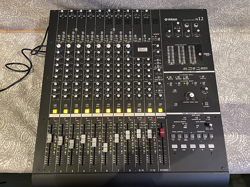 Yamaha N12 Analog/Digital Mixer 2000's - black | Reverb