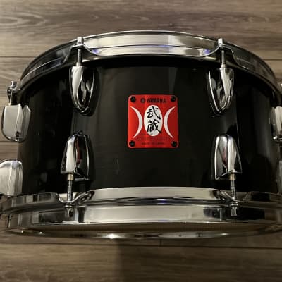 Yamaha Musashi 13” Transparent Black Snare Drum With Yamaha | Reverb
