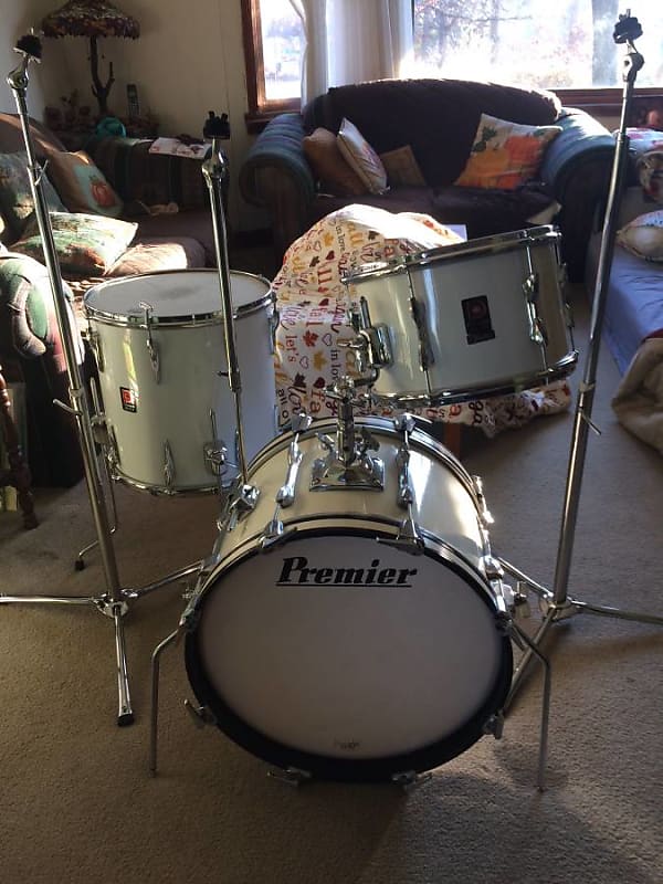 Vintage Premier bop drum set | Reverb