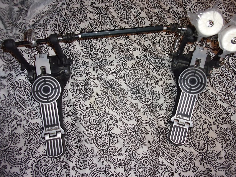 Sonor Double Bass Drum Pedals barely used & New Beaters Chain | Reverb