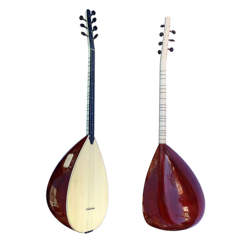 Professional Short Neck Electric Acoustic Baglama Saz Turkish | Reverb