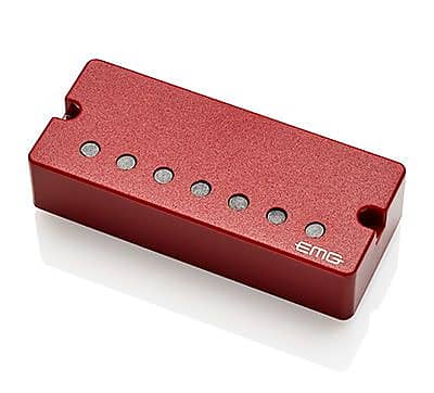 EMG 57-7 Active 7 string pickup 2015-2020 Red | Reverb