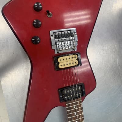 Hamer USA vintage 1984 explorer guitar with case | Reverb