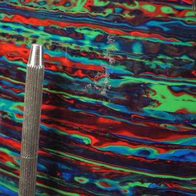 1970s Ludwig Psychedelic Red Drum Set | Reverb