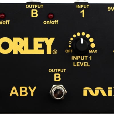 Morley Gold Series ABY MIX 2-button Switcher/Mixer Pedal | Reverb