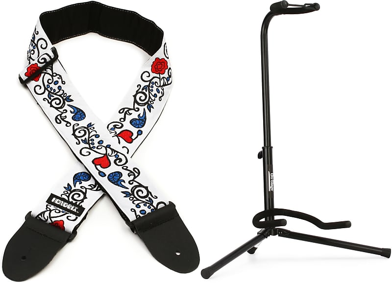 Dunlop JH02 Jimi Hendrix Guitar Strap - Monterey + On-Stage | Reverb