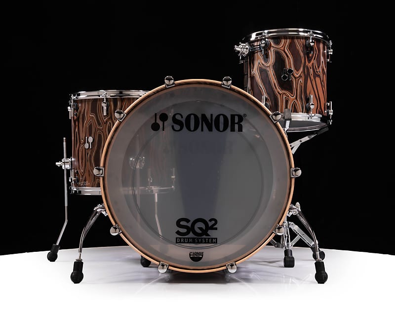 Sonor SQ2 3pc Beech Kit - Elder Tree w/Chrome HW | Reverb