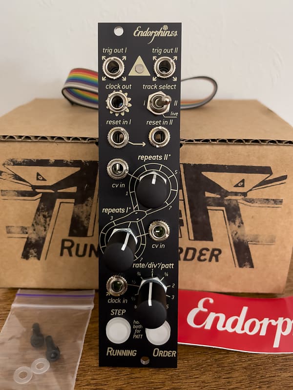 Endorphin.es Running Order 2-Track Trigger Sequencer / | Reverb UK