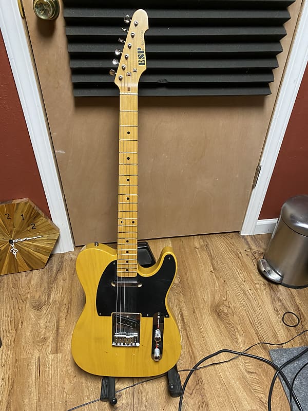 ESP 400 Series Telecaster Mid-1980s Butterscotch Blonde | Reverb