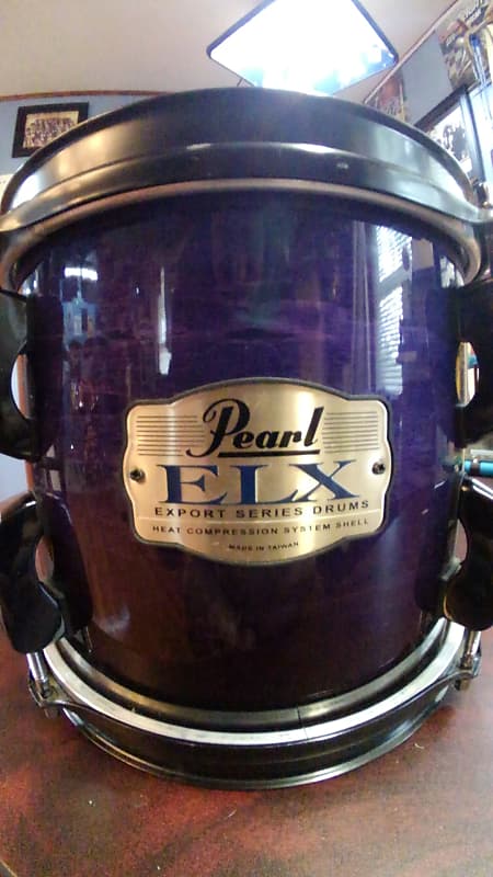 Pearl Export elx 2000's - Purple Haze 8" tom | Reverb