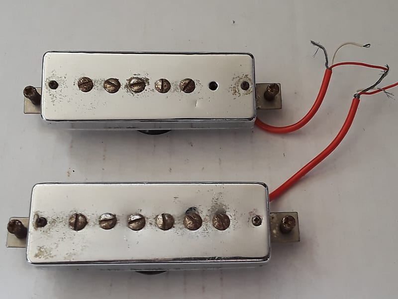 1970's Teisco / Harmony Guitar Single Coil Pickup Set | Reverb