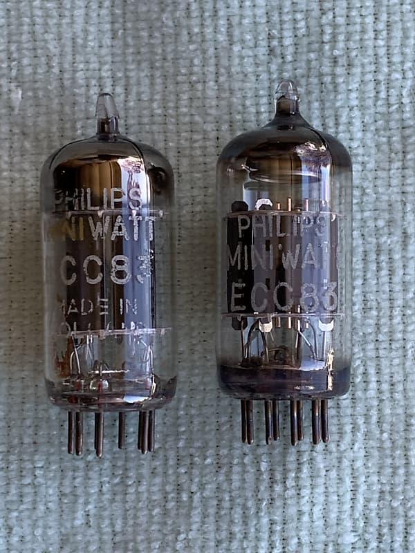 Philips Miniwatt 12AX7/ECC83 Tubes (2 pcs, vintage Made In | Reverb