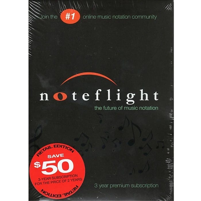 Noteflight Music Notation App MIDI Note Entry 3-Year | Reverb