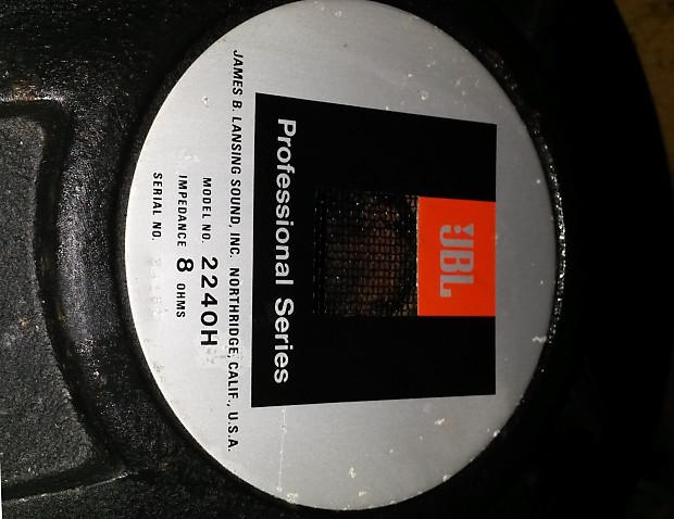 PAIR of JBL 2240H 18" Speakers | Reverb